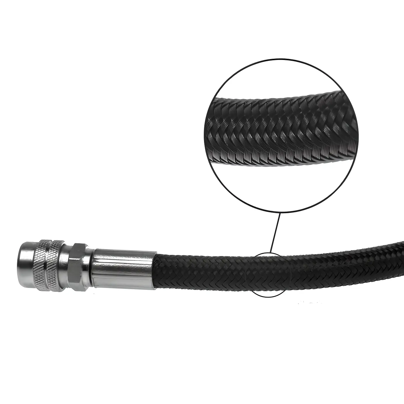 SCUBATECH Proflex inflator LP hose 35cm - black | dive shop Divezone