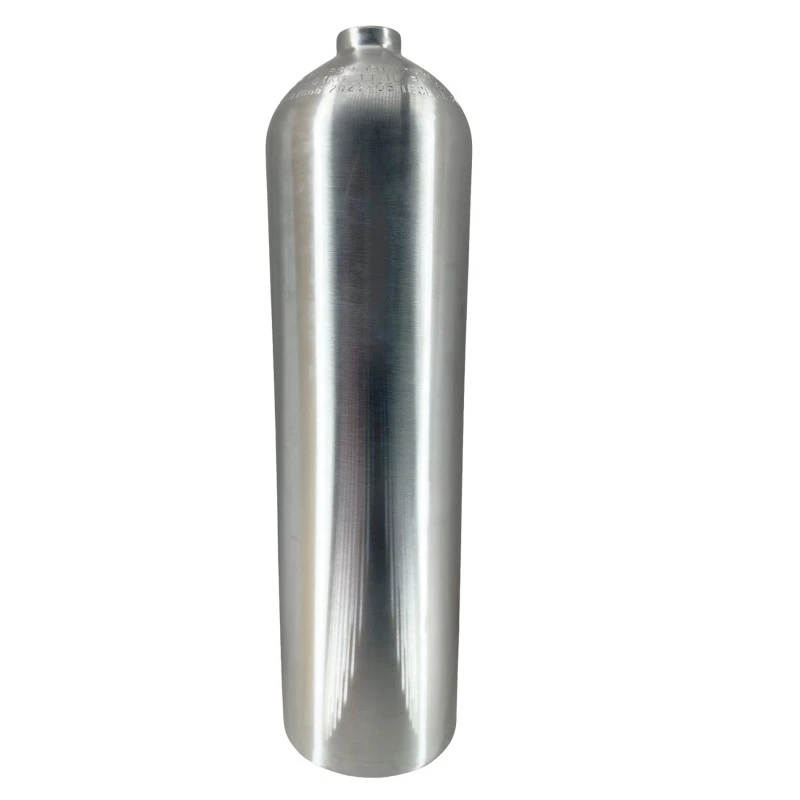 ALU TANK 11,1 L 207 BAR, TECLINE, BRUSHED (S080) - TANK ONLY | dive ...